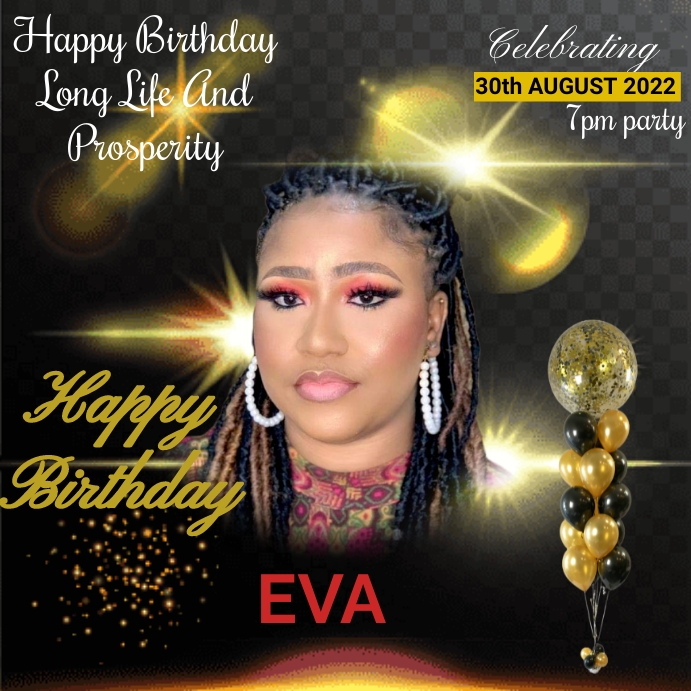 Birthday Church Template | PosterMyWall