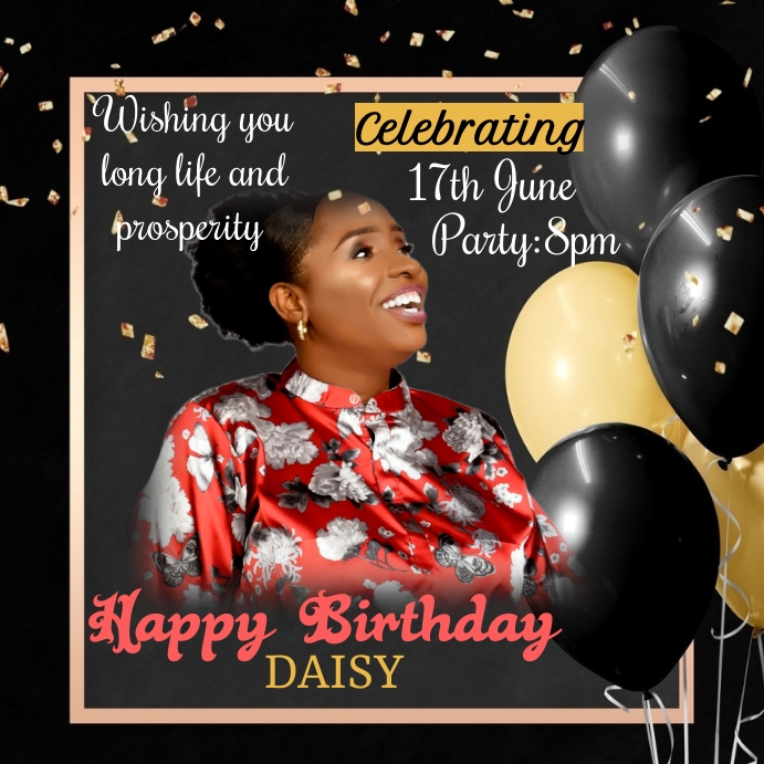 Birthday Church Template | PosterMyWall