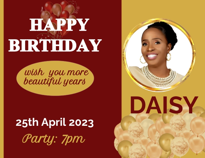 Birthday Church Template | PosterMyWall