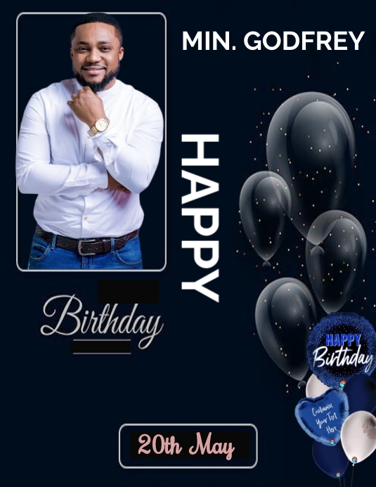 Birthday Church Template | PosterMyWall