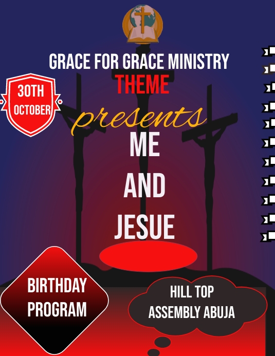 BIRTHDAY/church flyer Template | PosterMyWall