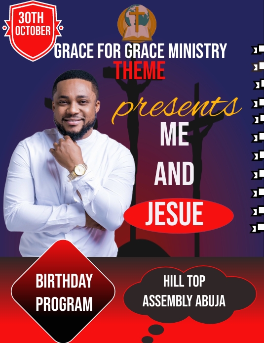 BIRTHDAY/church flyer Template | PosterMyWall