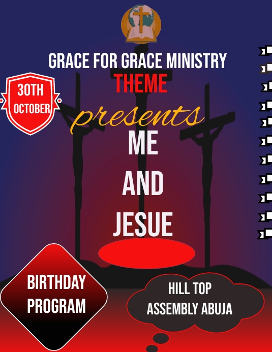BIRTHDAY/church flyer Template | PosterMyWall