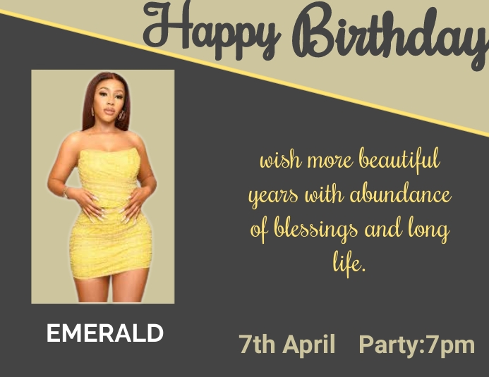 Birthday Church flyer Template | PosterMyWall