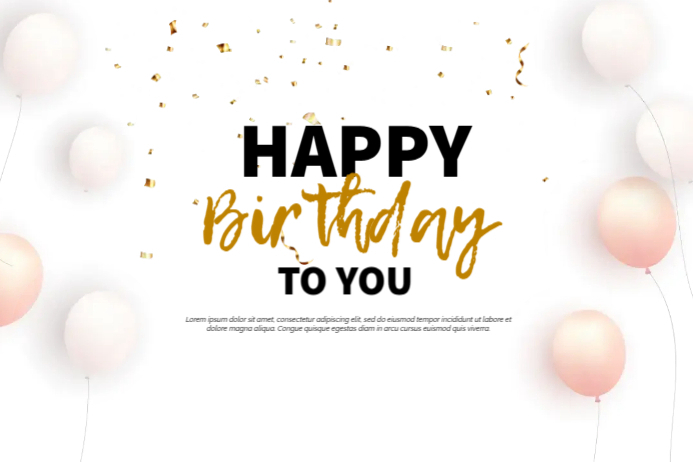 Birthday Cover Template | PosterMyWall