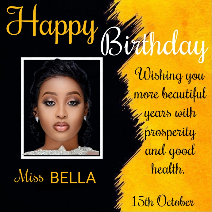 Birthday Template | PosterMyWall