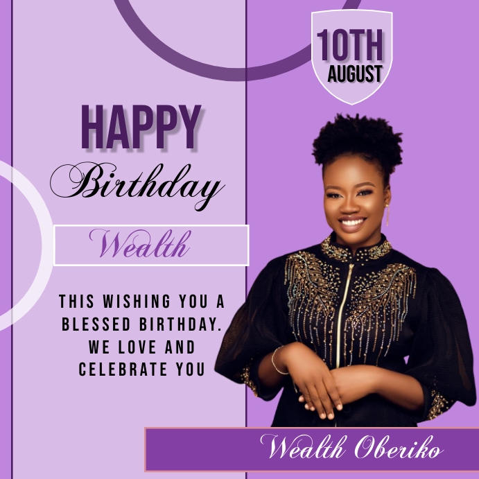 BIRTHDAY Template | PosterMyWall