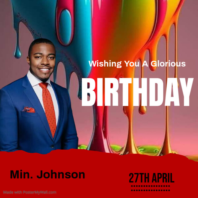 Birthday design Template | PosterMyWall