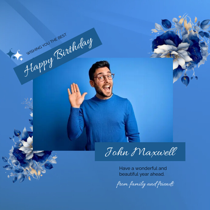 Birthday design template | PosterMyWall