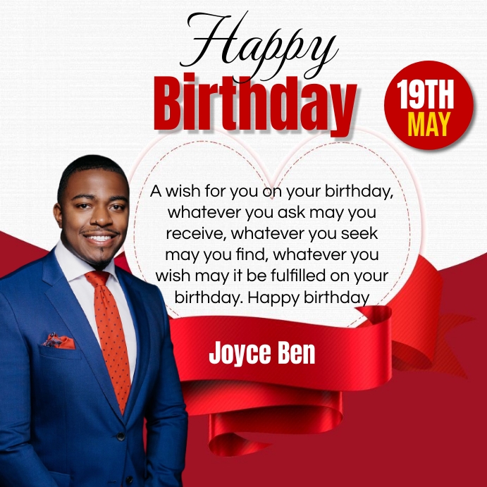 Copy of BIRTHDAY | PosterMyWall