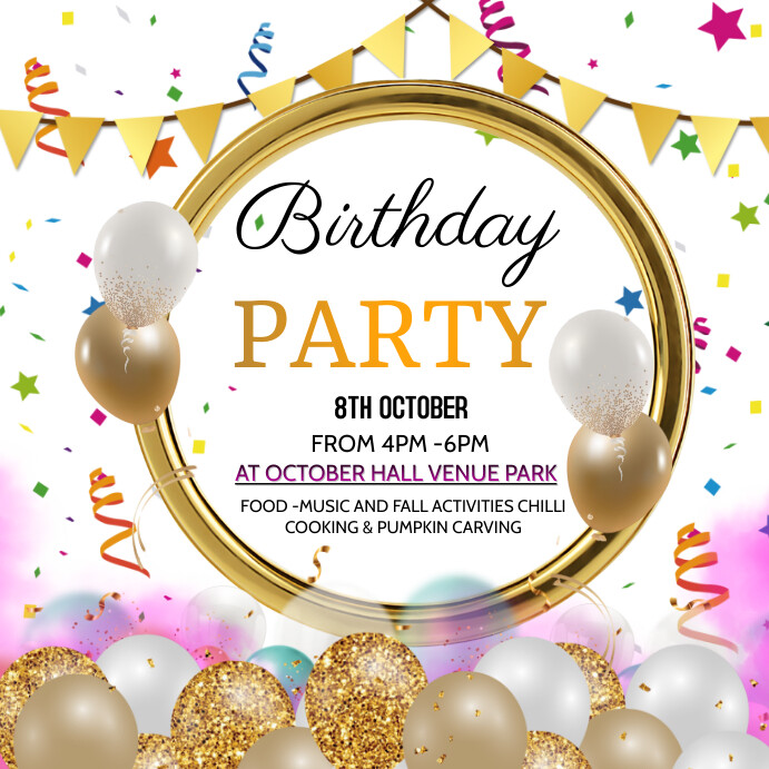 Copy of birthday | PosterMyWall