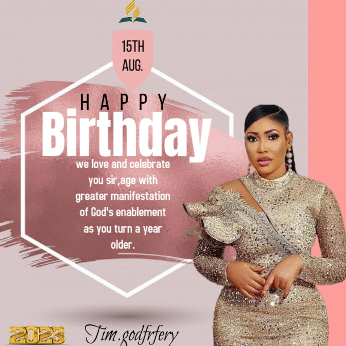 Birthday Modelo | PosterMyWall