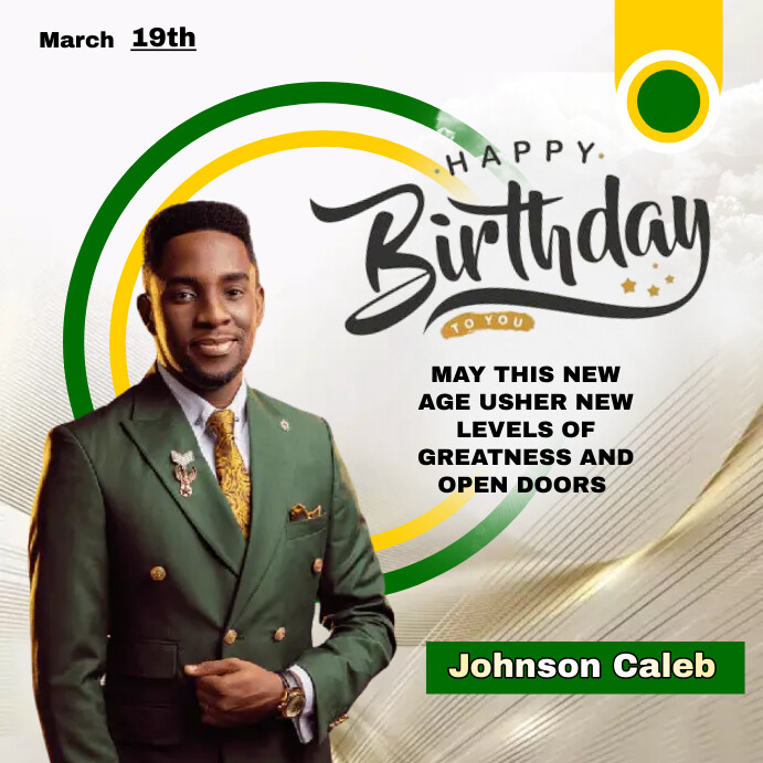 Birthday design Template | PosterMyWall