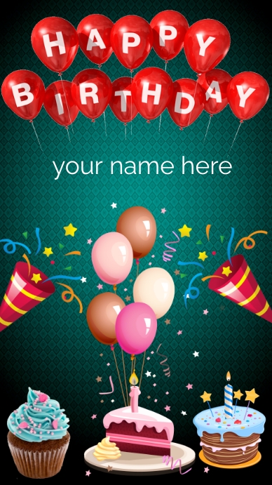 Birthday Design Template | PosterMyWall