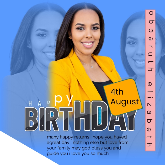 BIRTHDAY Template | PosterMyWall