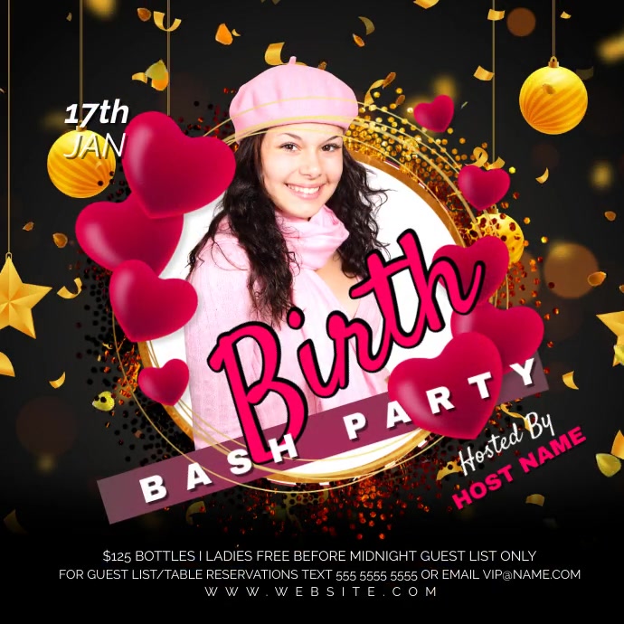 Birthday Template | PosterMyWall