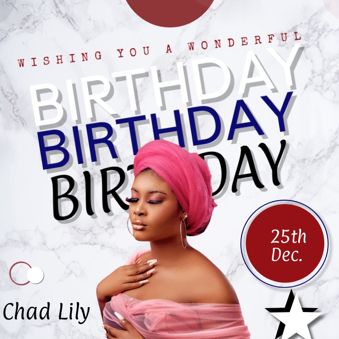 Birthday Template | PosterMyWall