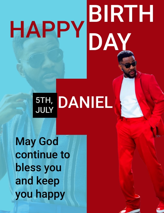 Birthday Modelo | PosterMyWall