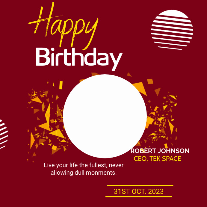 Birthday Template | PosterMyWall