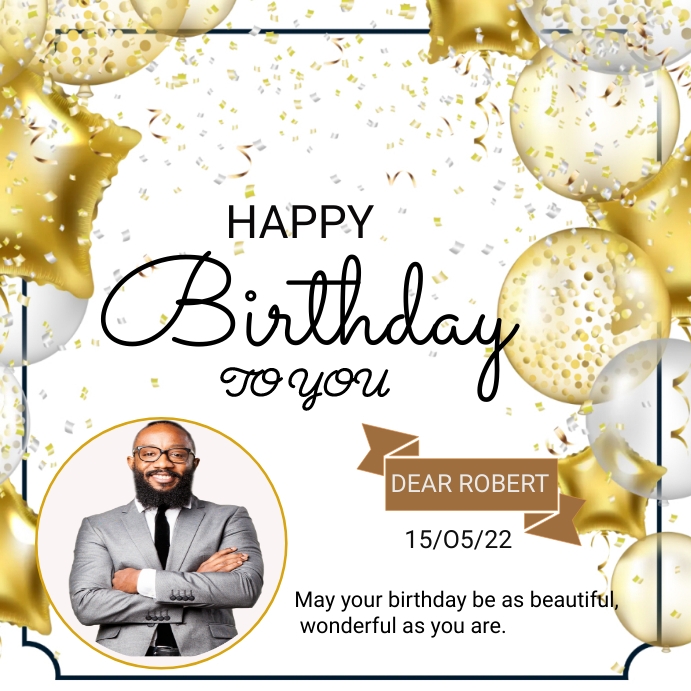 BIRTHDAY Template | PosterMyWall