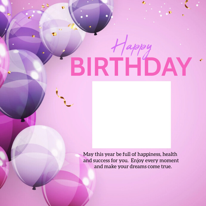 Birthday Template | PosterMyWall