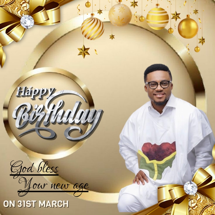 Birthday design Template | PosterMyWall