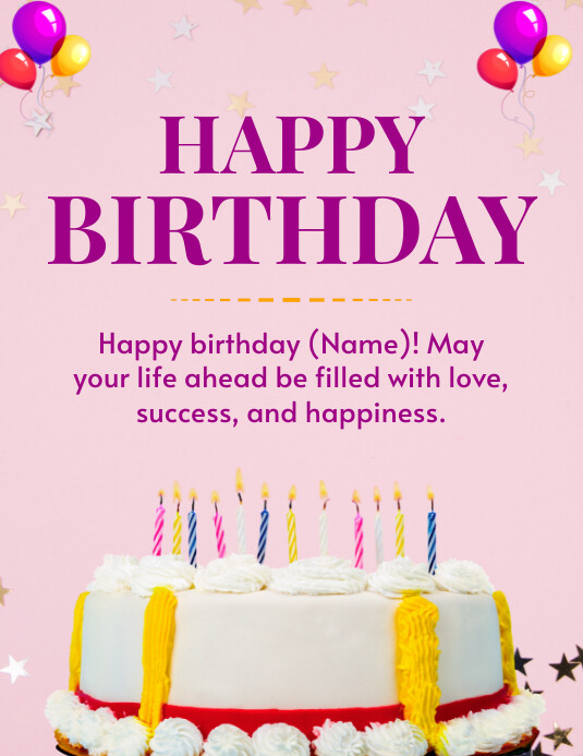 Plantilla de Birthday | PosterMyWall