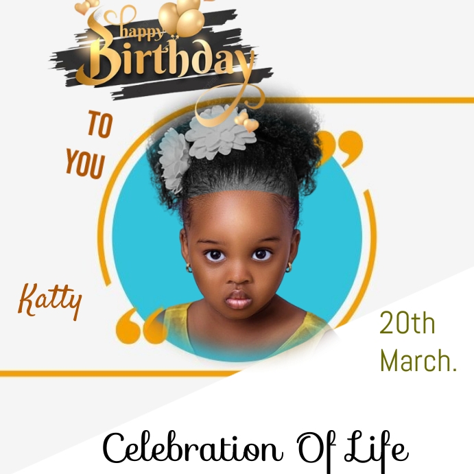 Birthday Templat | PosterMyWall