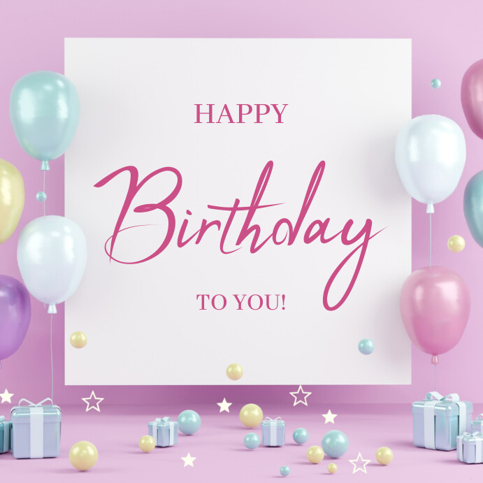 Birthday Template | PosterMyWall