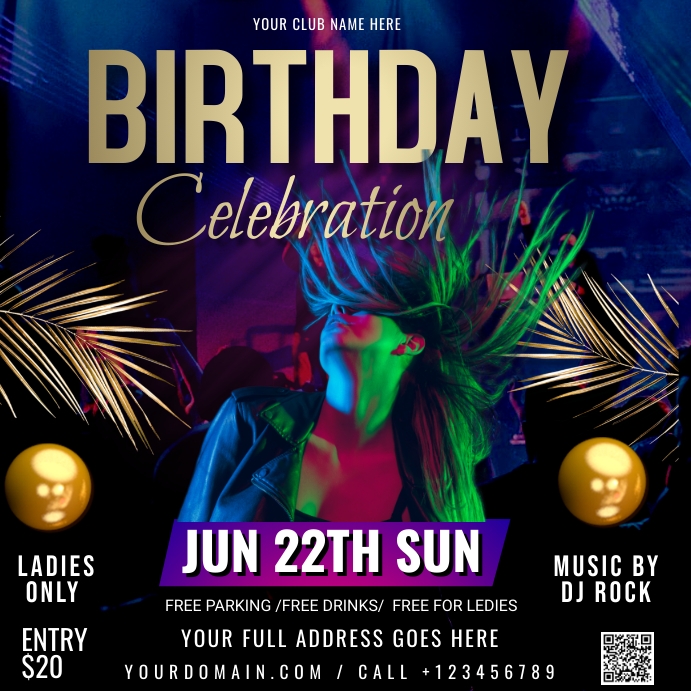 birthday Template | PosterMyWall
