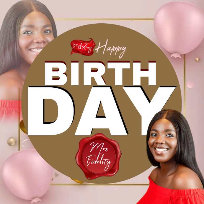 Birthday design template | PosterMyWall