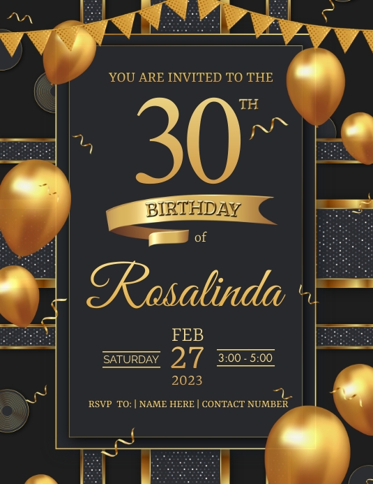 Birthday Template | PosterMyWall
