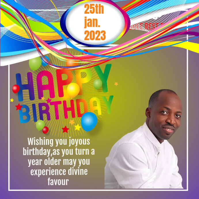 Birthday Template | PosterMyWall