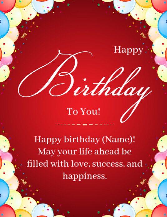 Plantilla de Birthday | PosterMyWall