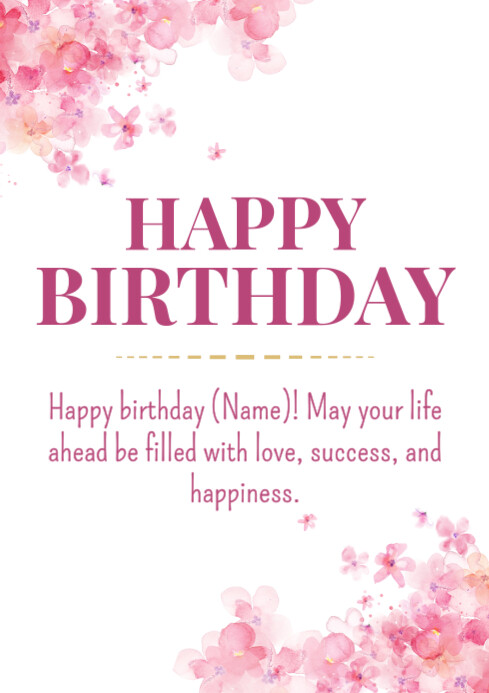 Birthday Template | PosterMyWall