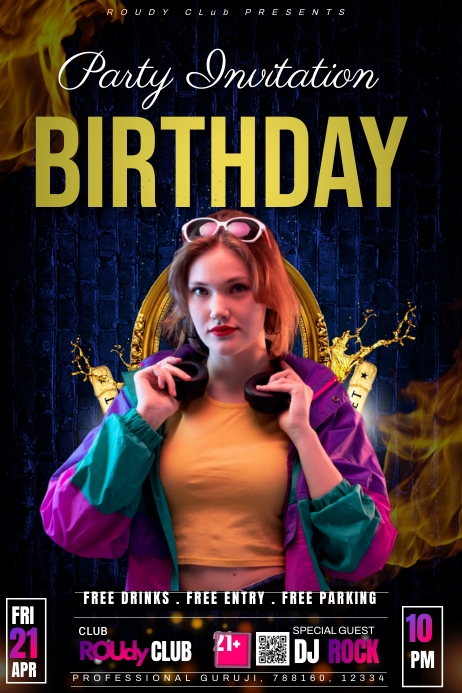 birthday Template | PosterMyWall