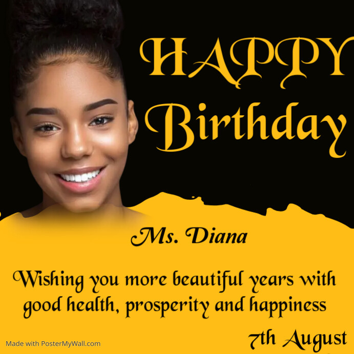 Birthday Template | PosterMyWall