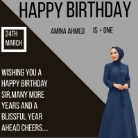 corporate employee work birthday card Template | PosterMyWall