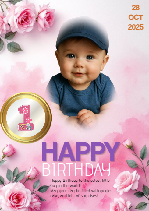 Birthday design template | PosterMyWall