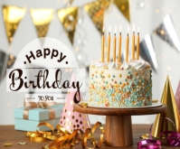 birthday wish Medium Rectangle Template | PosterMyWall