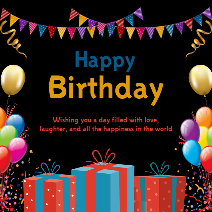 Birthday Template | PosterMyWall