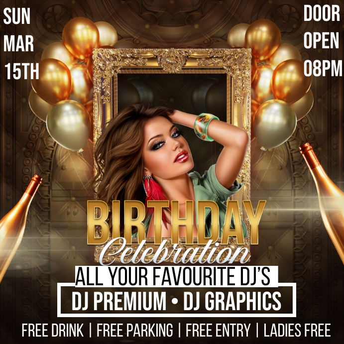 Birthday Template | PosterMyWall