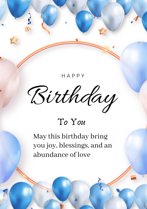 Birthday Template | PosterMyWall