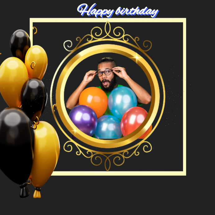 Birthday design Template | PosterMyWall