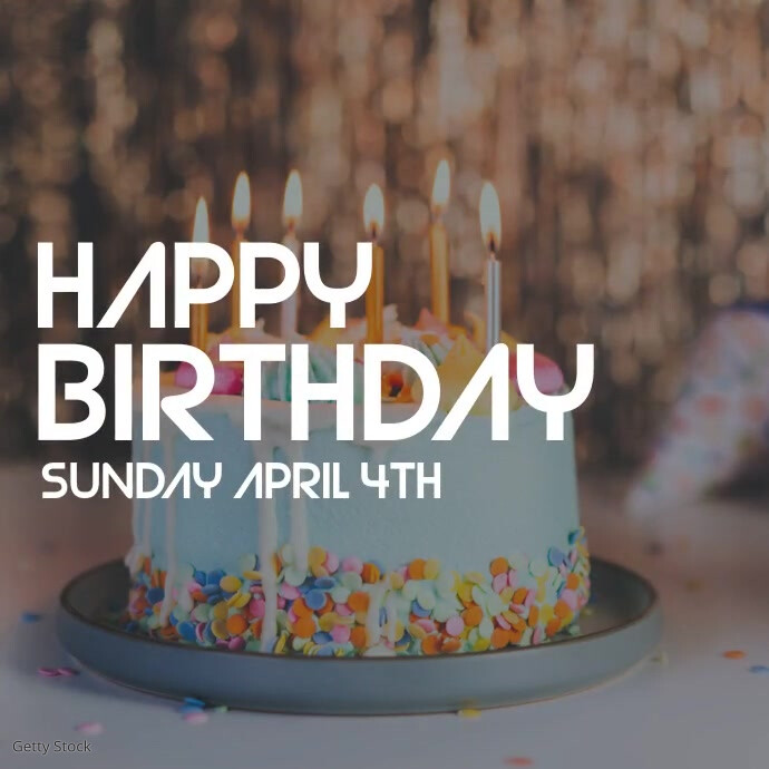 BIRTHDAY DESIGN Template | PosterMyWall