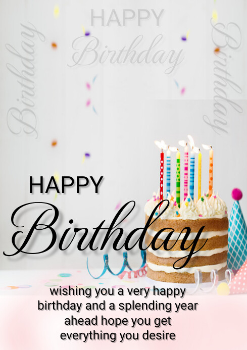 birthday Template | PosterMyWall