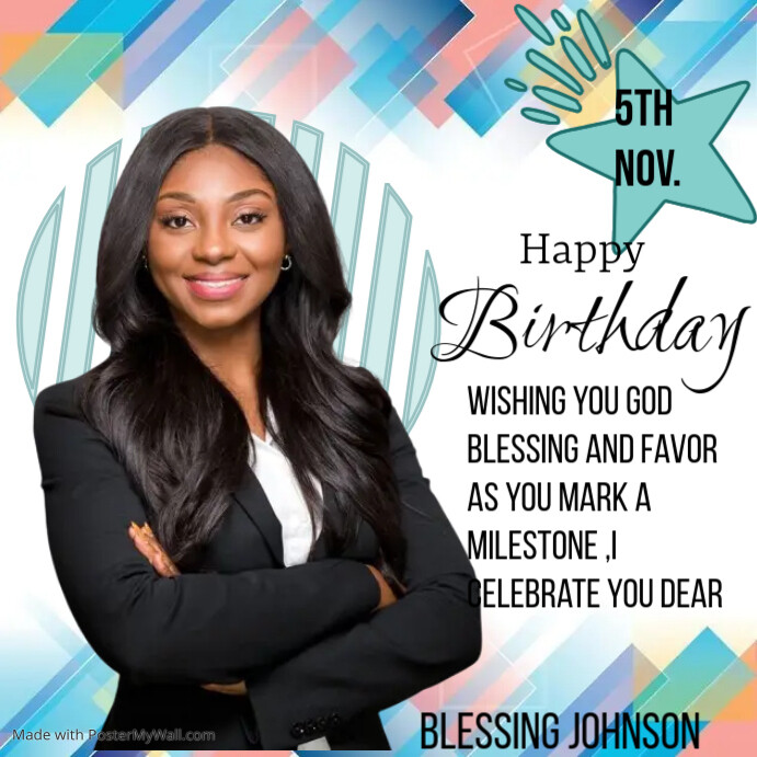 Birthday Template | PosterMyWall