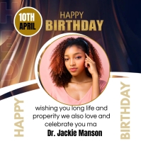 Happy birthday Michael jackson instagram post Template | PosterMyWall