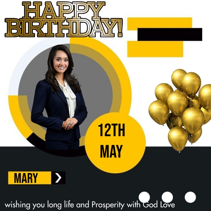 BIRTHDAY Template | PosterMyWall