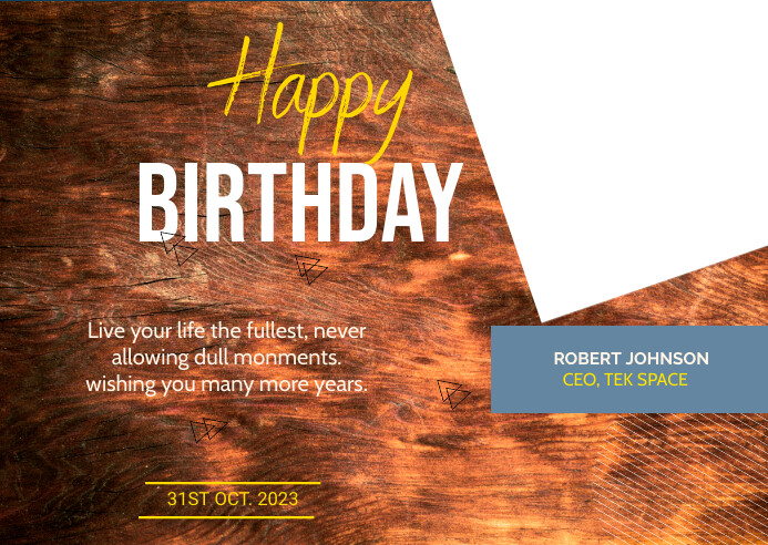 Birthday Template | PosterMyWall